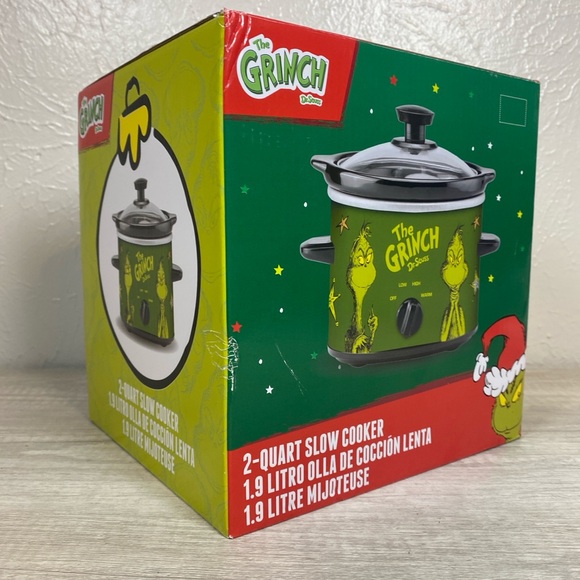 Uncanny Brands | Kitchen | The Grinch 2 Quart Slow Cooker Crock Pot ...